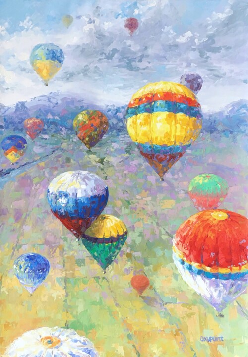 Hot Air Balloons Painting