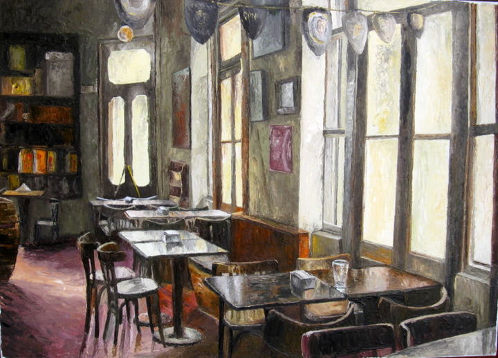 91-Busco-El-Sur-50-X-70-Oleo-Con-Espatul, Painting by Susana Vergnory ...