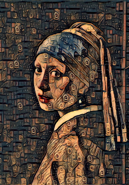 Girl With A Pearl Earring Painting By Johannes Vermeer