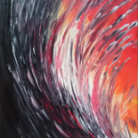 Feu De Brousse : L048, Peinture par Laou | Artmajeur